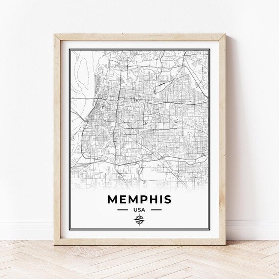 Printable Map Of Memphis These Are Beautiful Prints Of The World's
