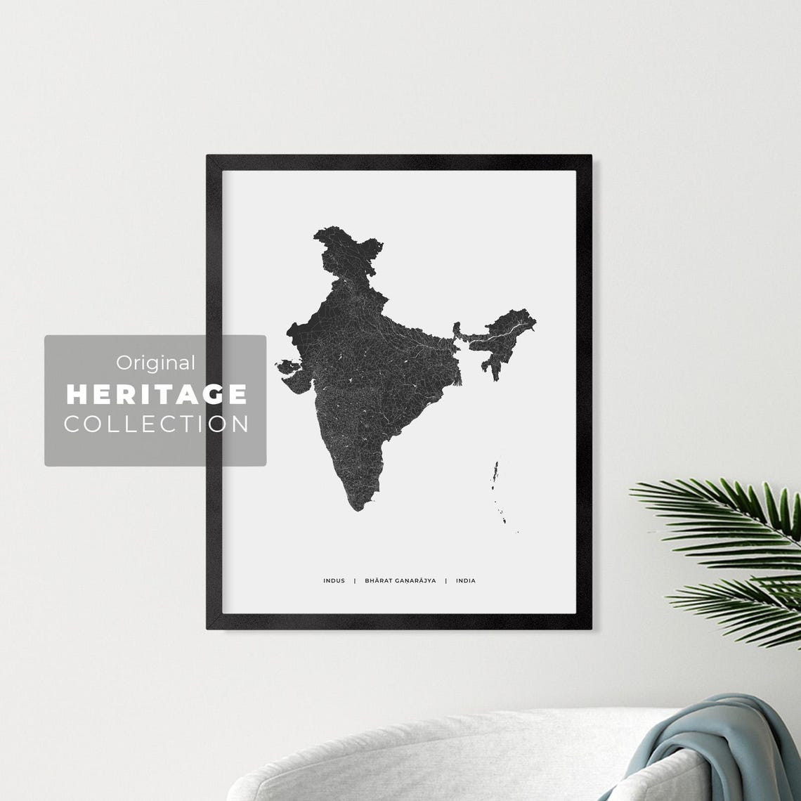 India Map Print | Map of India | Digital Download - Etsy