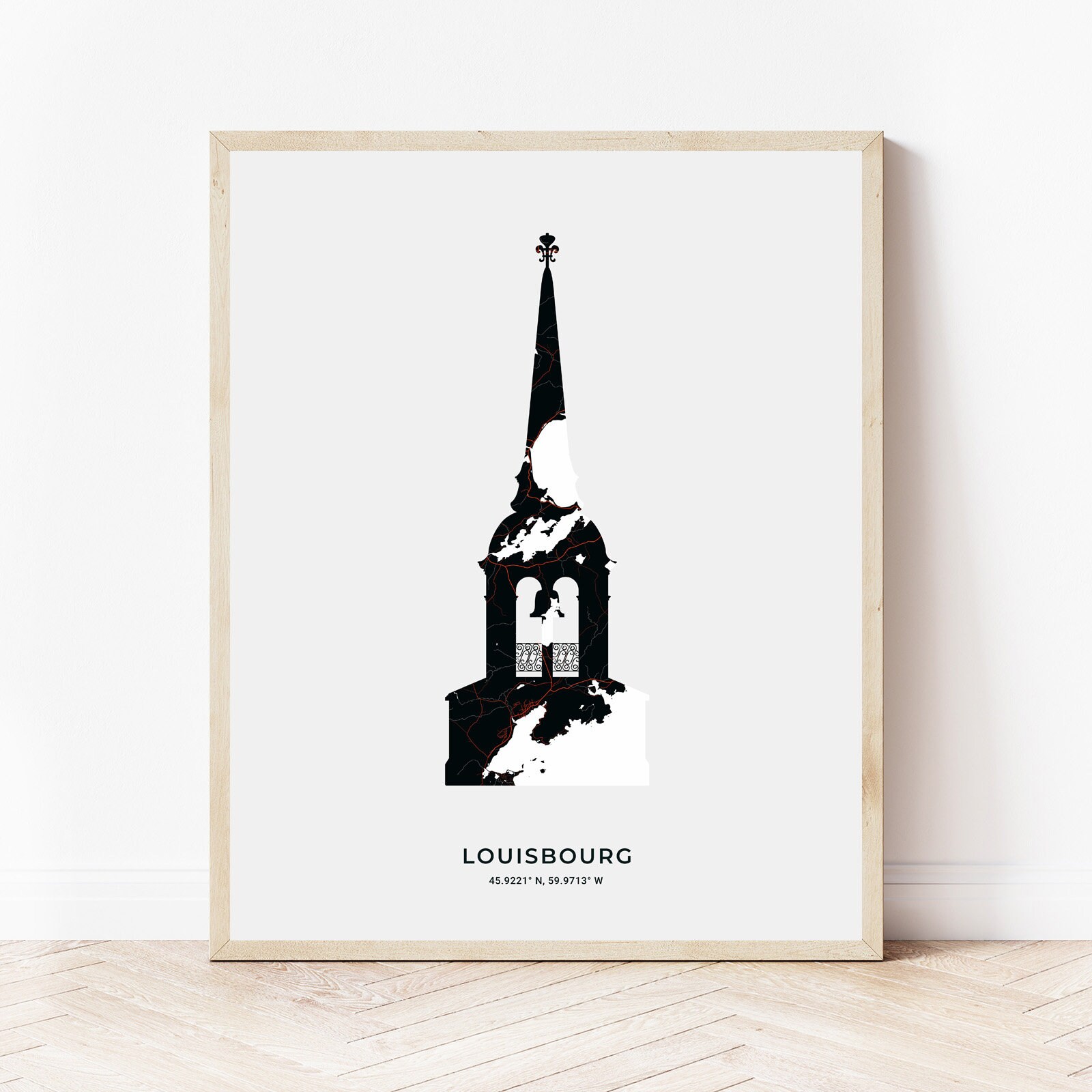 Fortress Of Louisbourg Map