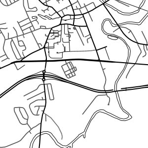 Antigonish Map Print | Map of Antigonish Nova Scotia | Black & White ...