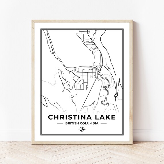 Christina Lake British Columbia Canada Map 1722 West Lake Drive,