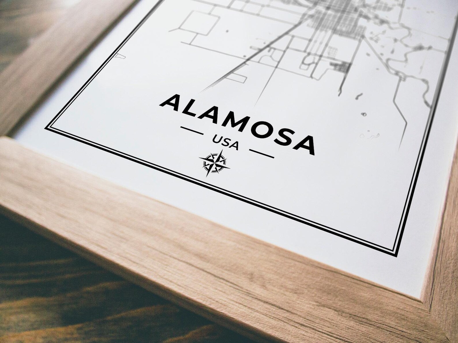 Alamosa Map Print | Map of Alamosa Colorado | Digital Download - Etsy