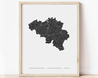 Belgium Map SVG, Vector Map of Belgium Map in AI Format,pdf,dxf - Etsy