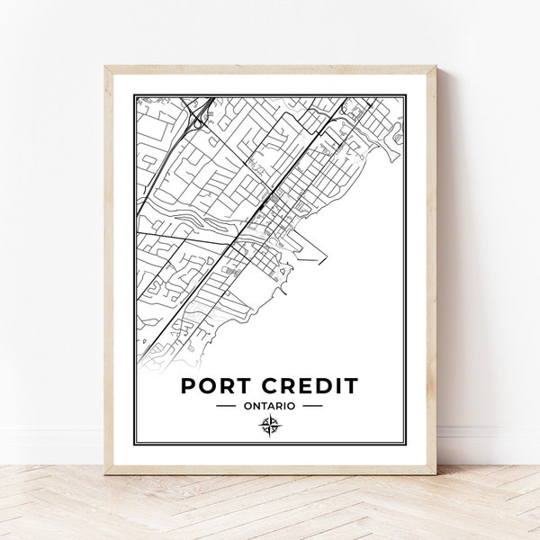 Map of Port Credit - Etsy