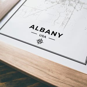 Albany Georgia Map Print | Map of Albany Georgia | Digital Download - Etsy
