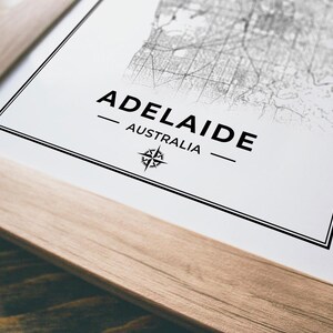 Adelaide Map Print | Map of Adelaide Australia | Digital Download - Etsy