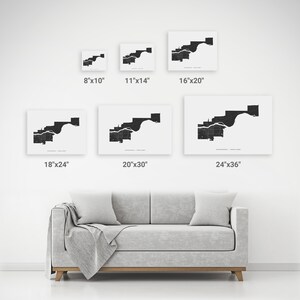 Prince Albert Heritage Map Print | Map of Prince Albert Saskatchewan ...