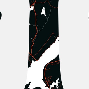 Quispamsis Anchor Print | Map of Quispamsis New Brunswick | Digital ...