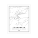 Carbonear Map Print Map of Carbonear Newfoundland Black & White Digital ...