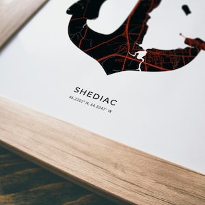 Shediac Anchor Print | Map of Shediac New Brunswick | Digital Download ...