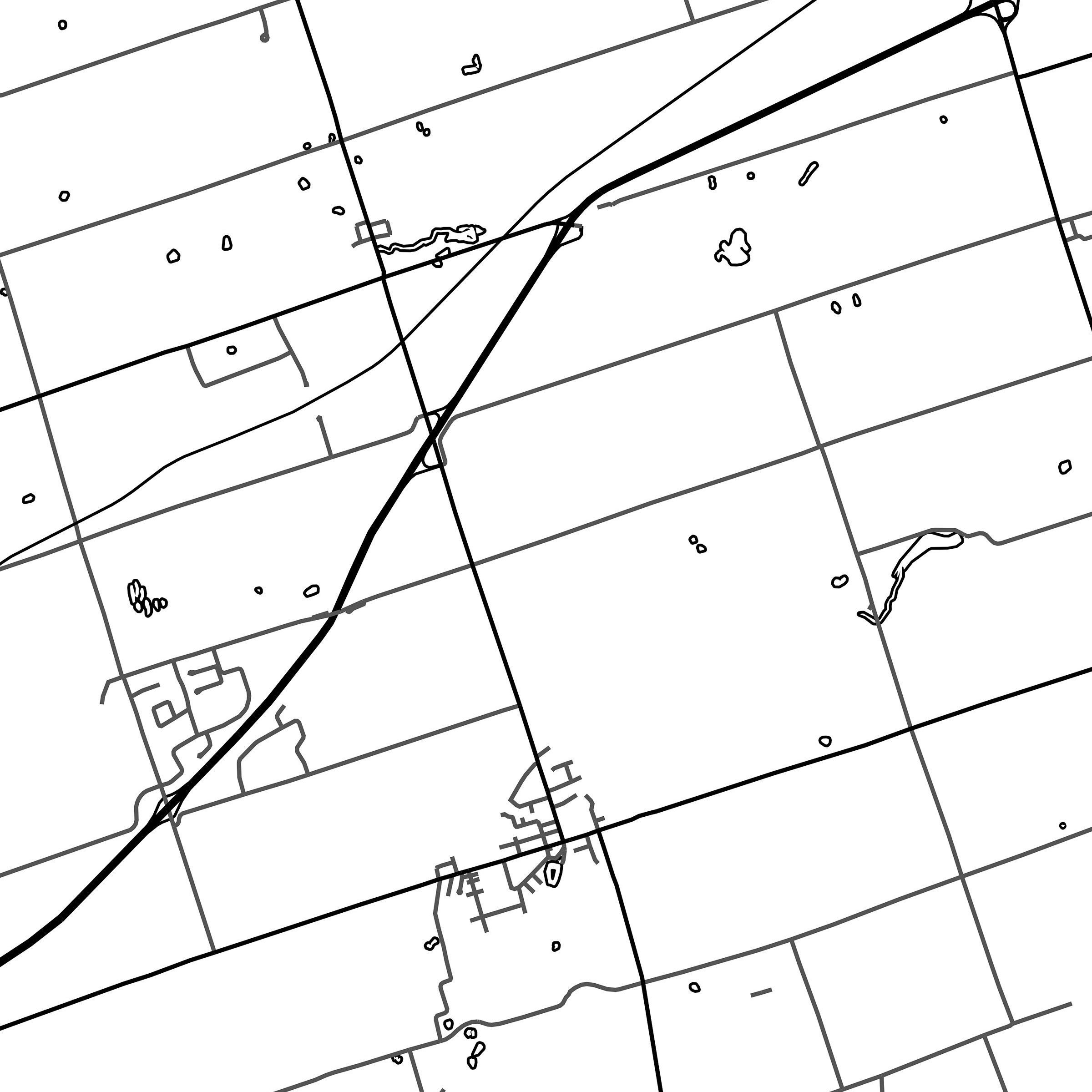 Cavan-monaghan Map Print Map of Cavan-monaghan Ontario | Etsy