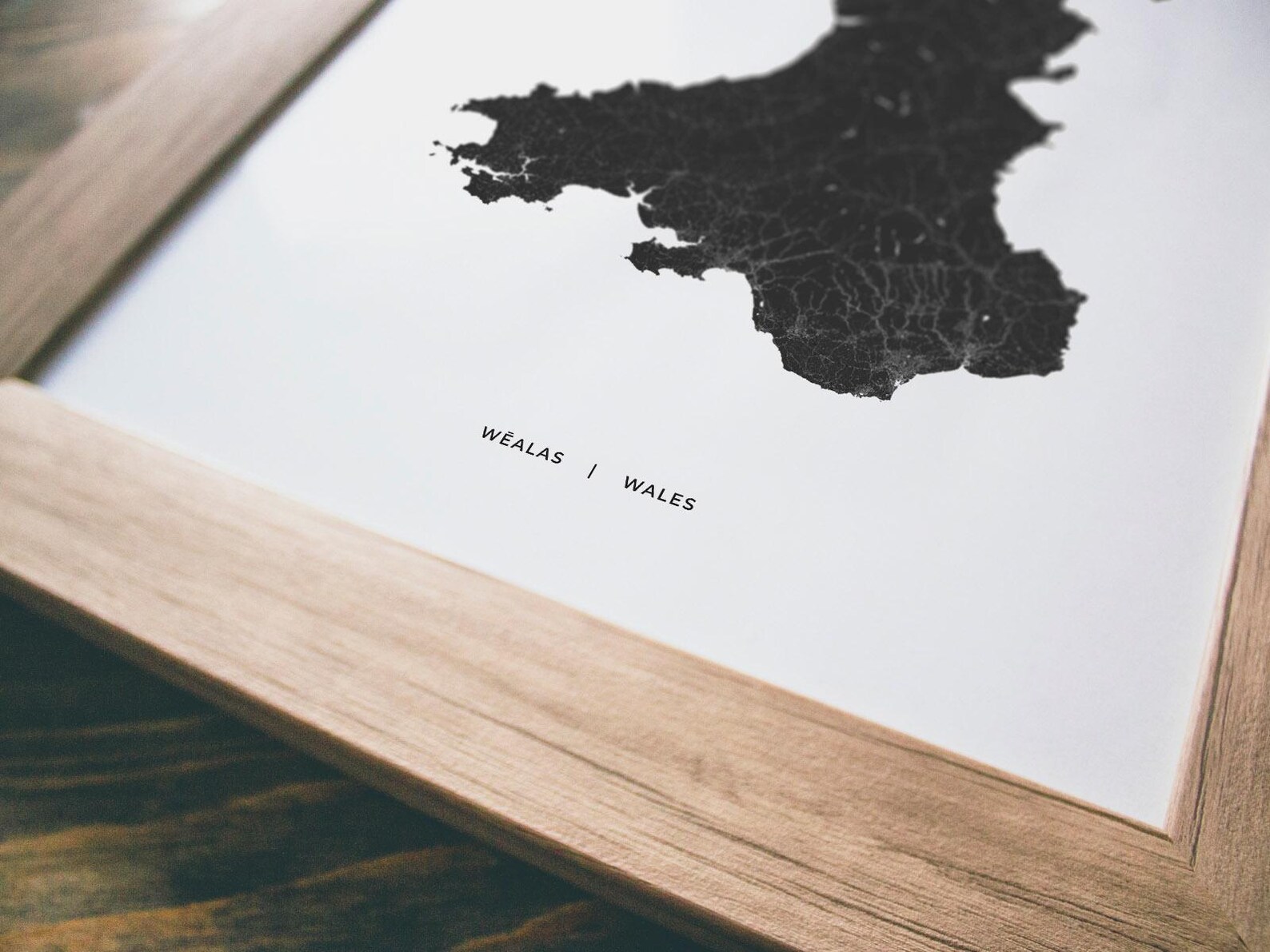 Wales Map Print | Map of Wales | Digital Download - Etsy