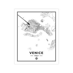 Venice Map Print | Map of Venice Italy | Digital Download - Etsy