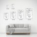 Aurora Map Print | Map of Aurora Ontario | Black & White | Digital ...