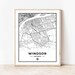 Wolfville Axe Print Map of Wolfville Nova Scotia Digital Download ...