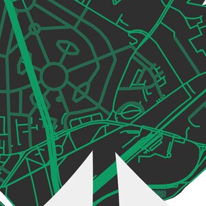 Marino Shamrock Map Print | Map of Marino Ireland | Digital Download - Etsy