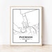 Pugwash Map Print Map of Pugwash Nova Scotia Black & White Digital ...