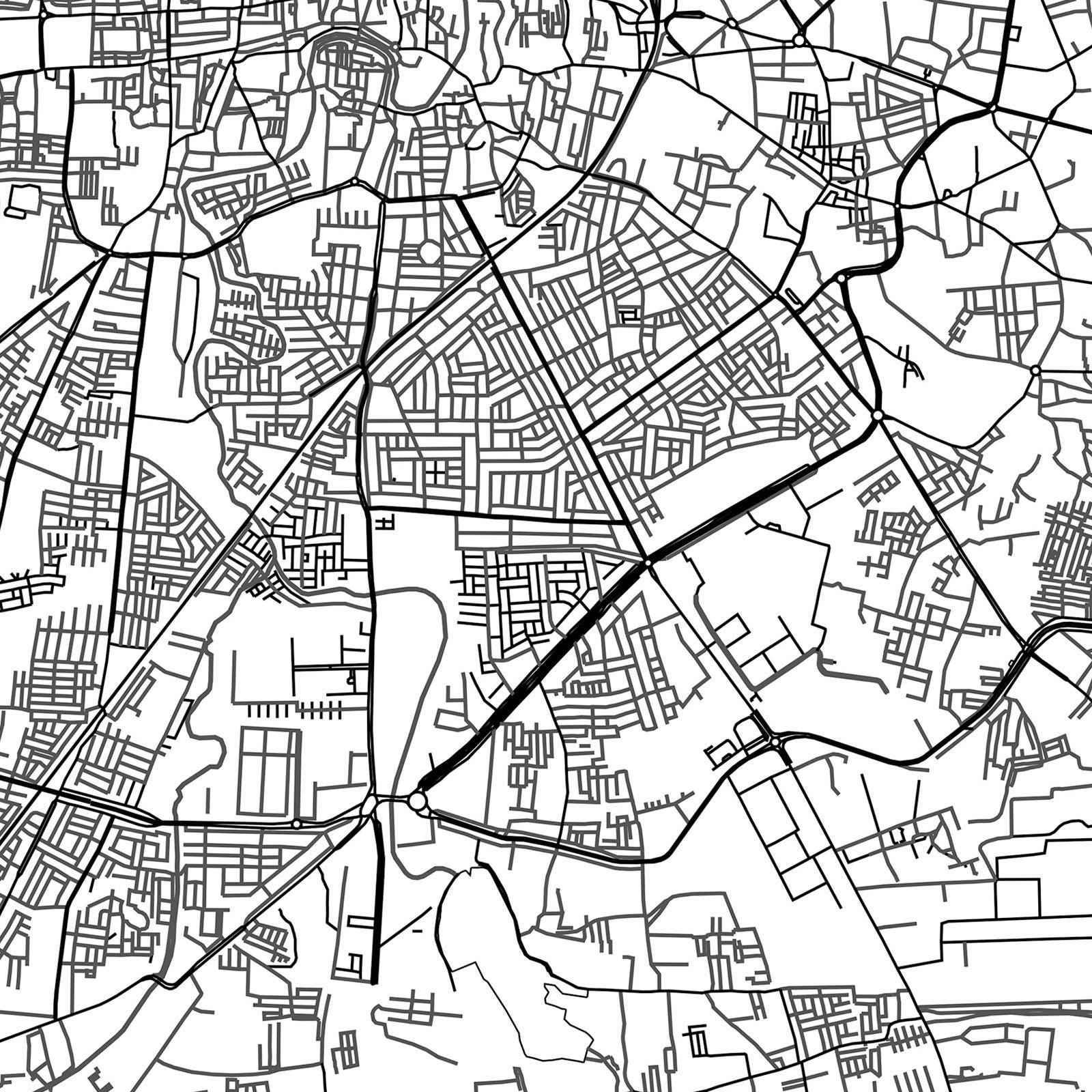 Indore Map Print | Map of Indore India | Digital Download - Etsy