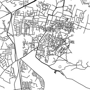 Ranchi Map Print | Map of Ranchi India | Digital Download - Etsy