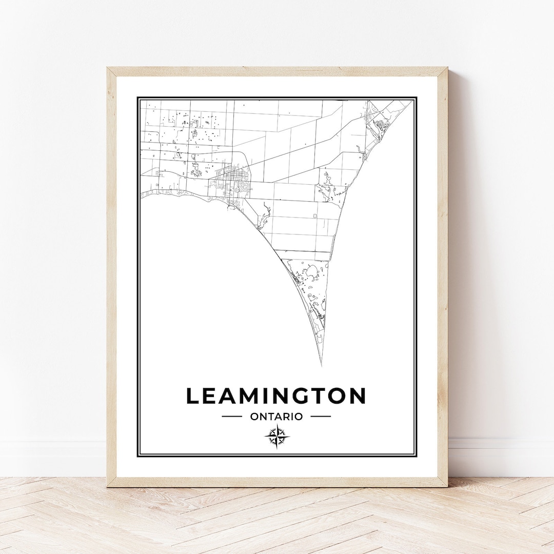 Map Of Leamington Ontario Canada – XRNXW