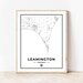 Burgeo Map Print | Map of Burgeo Newfoundland | Black & White | Digital ...