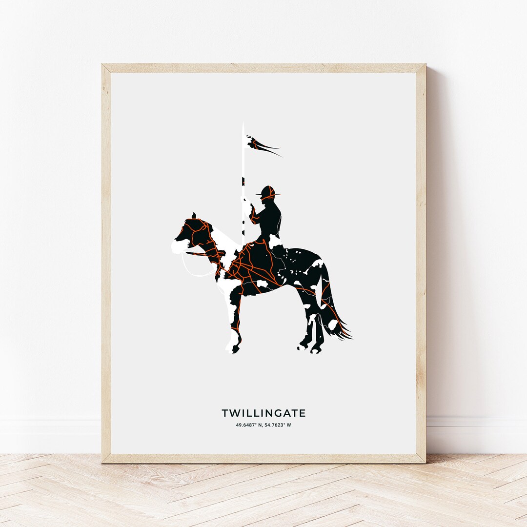 Twillingate RCMP Horse Print | Map of Twillingate Newfoundland and ...