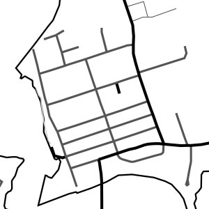 Pugwash Map Print | Map of Pugwash Nova Scotia | Black & White ...