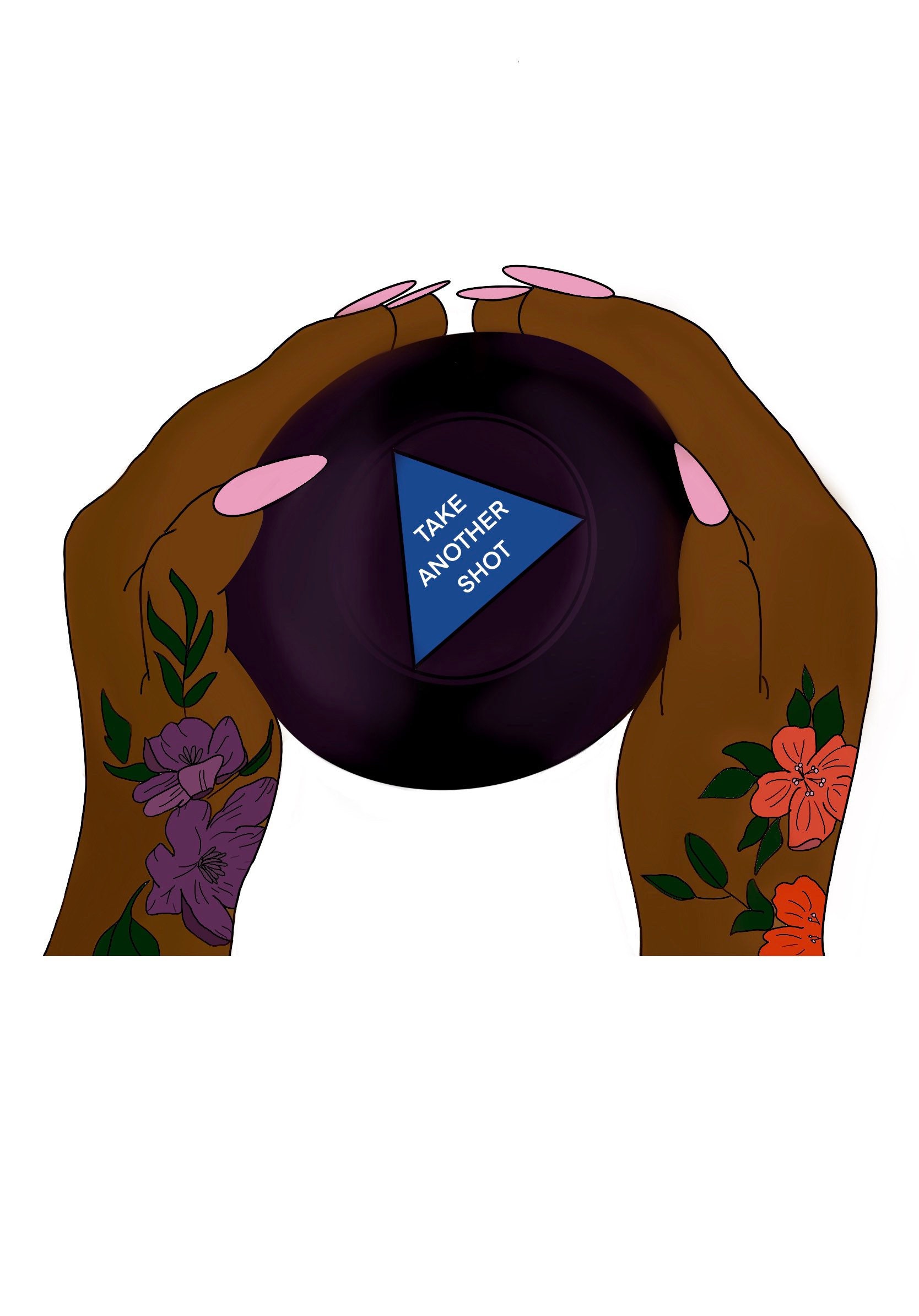 Magic 8 Ball Drawing - Etsy