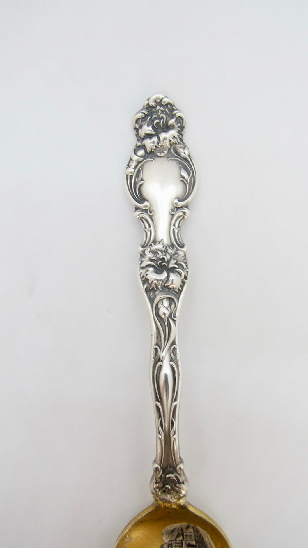 St. Louis Union Station Vermeil Bowl Sterling Silver Souvenir Spoon ...
