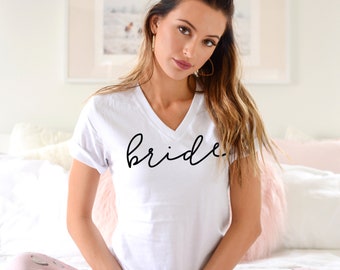 Bride Shirt Cute Bride Shirt Bride to Be Engagement Shirt - Etsy