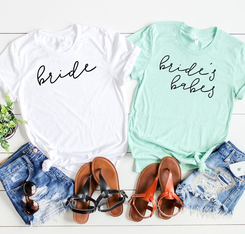 Bachelorette Party Shirts. Bride Shirt. Brides Babes Shirt. - Etsy