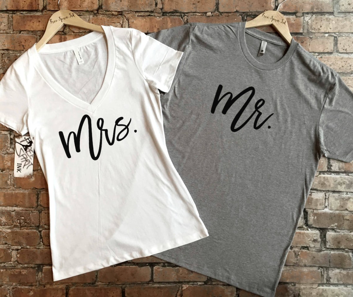 Mr and Mrs Shirts. Couples Shirts. Mr Mrs Shirt Set. His and | Etsy