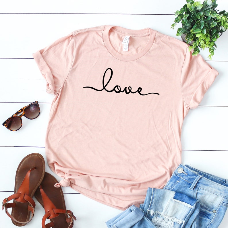 Love Shirt. Love T-shirt. Gift for Fiance. Love Tee. Newlywed - Etsy