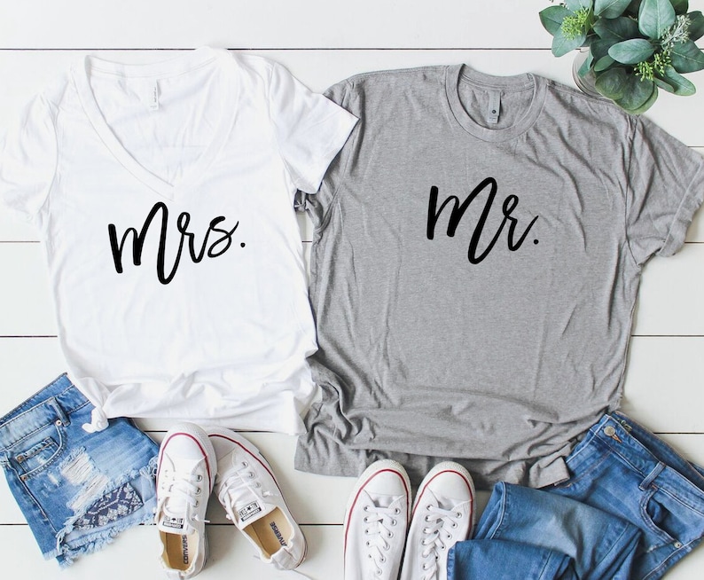 Mr and Mrs Shirts. Couples Shirts. Mr Mrs Shirt Set. His and | Etsy