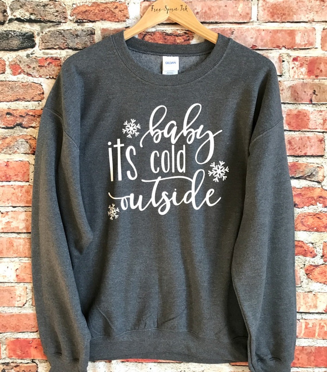 Baby Its Cold Outside Shirt. Fleece Christmas Shirt. Christmas - Etsy
