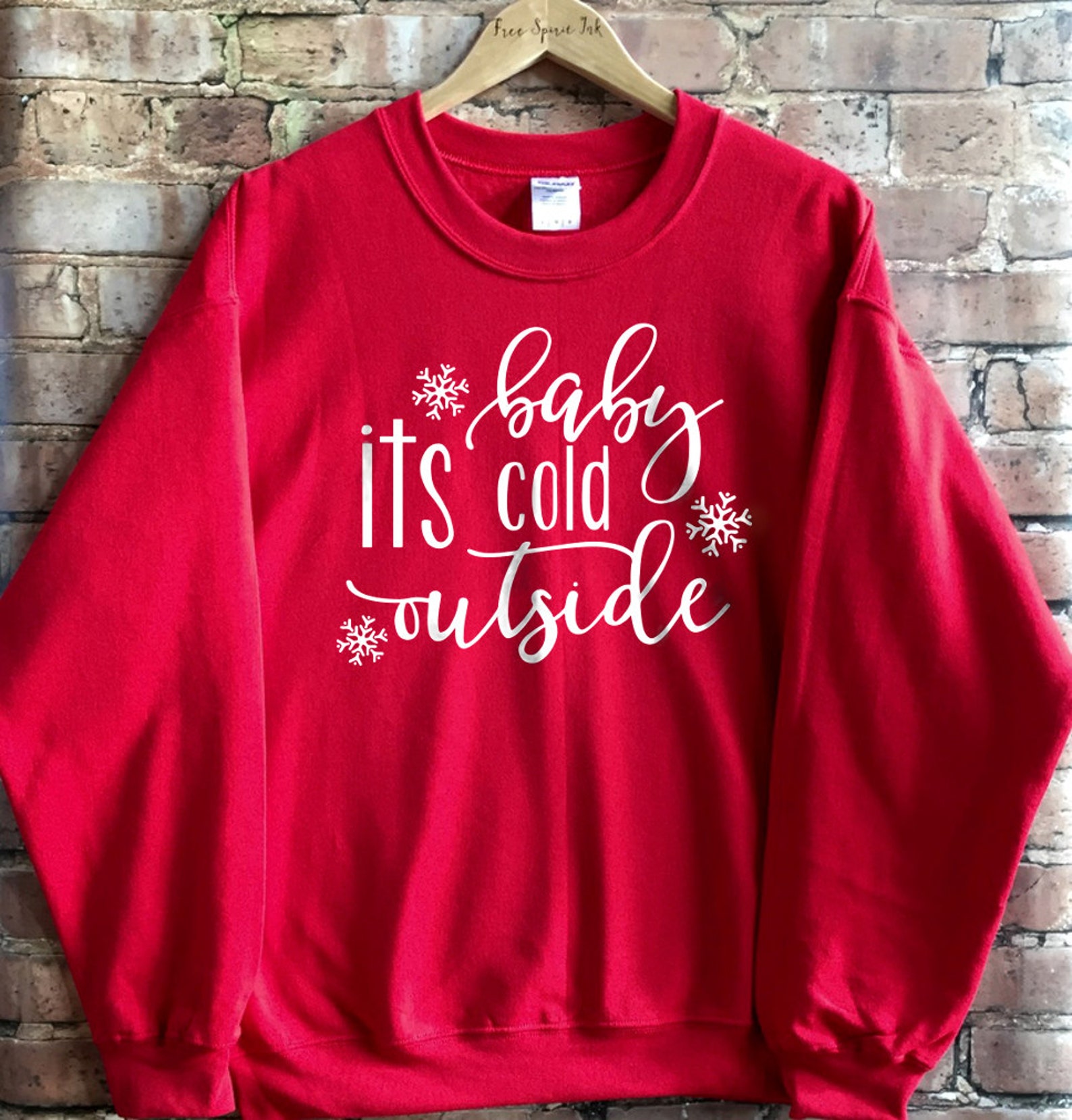 Baby Its Cold Outside Shirt. Fleece Christmas Shirt. Christmas - Etsy