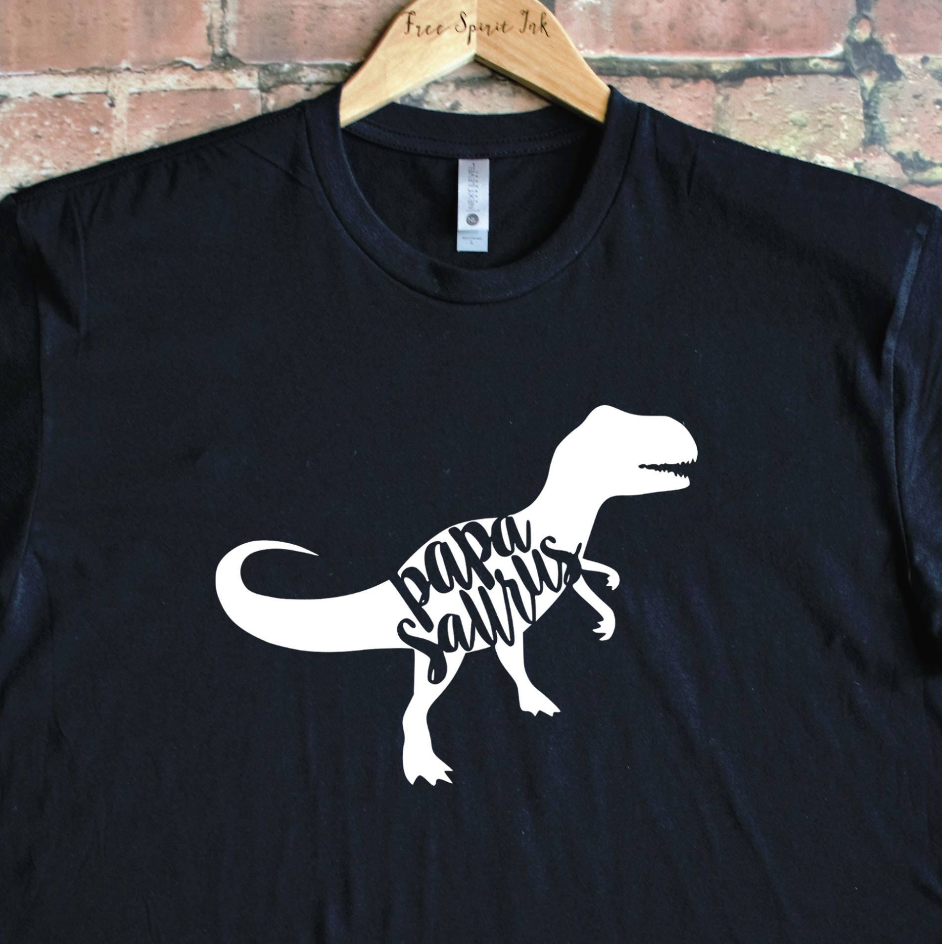 Papasaurus Shirt. Fathers Day Gift. Papa Saurus Tee. Crew Neck - Etsy