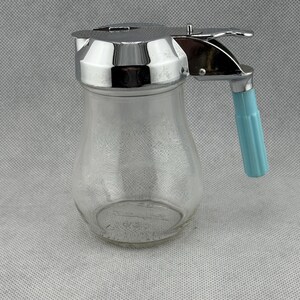 Vintage Dripcut 106 Syrup Dispenser With an Aqua Handle - Etsy