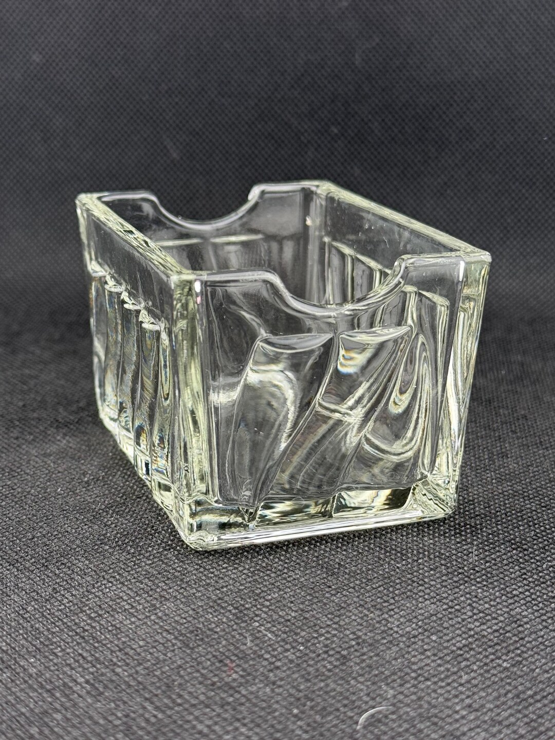 Vintage Glass Sugar Packet Holder - Etsy