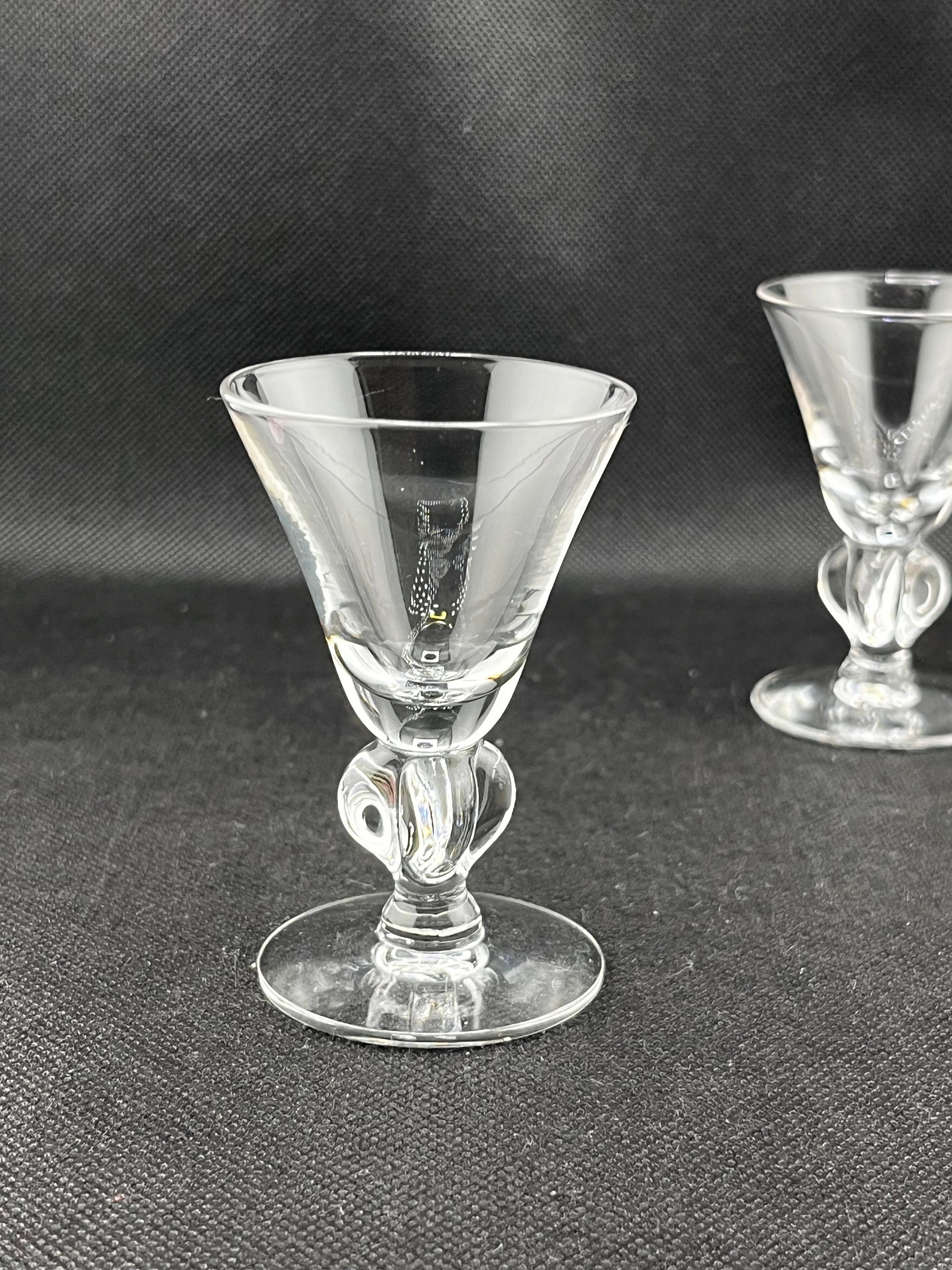 Vintage Seneca Ingrid Shot Glasses - Cordial Set of 4 - Etsy