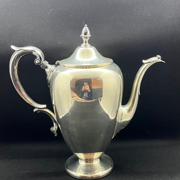 Silver Coffee Pot - Etsy