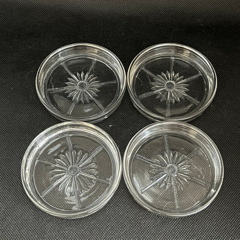 Retro Glass Coasters - Etsy