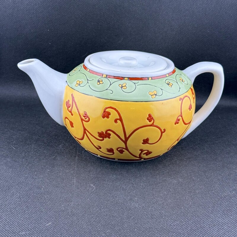 Embossed Teapot - Etsy