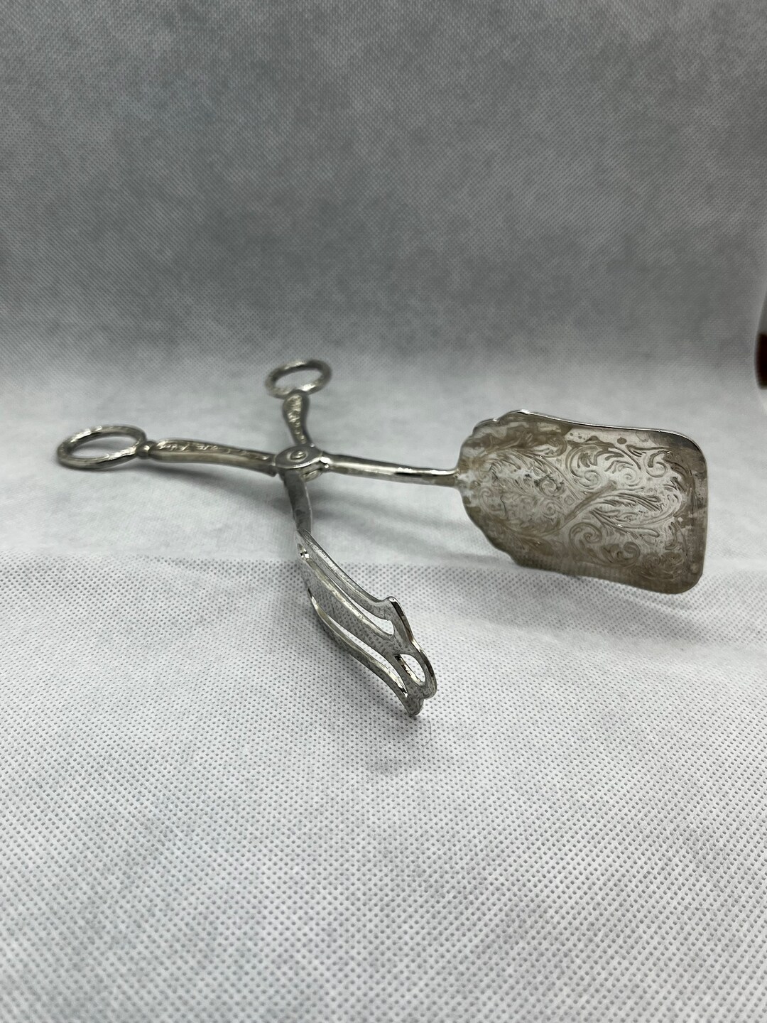 Vintage Silver Plated Serving Tong- Pastry Server Scissor Style - Etsy