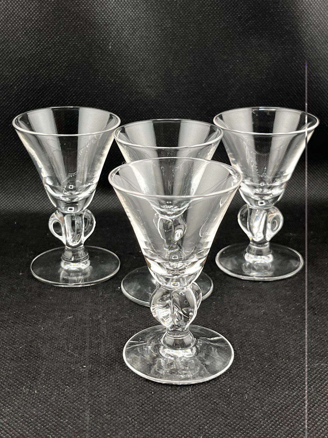 Vintage Seneca Ingrid Shot Glasses - Cordial Set of 4 - Etsy