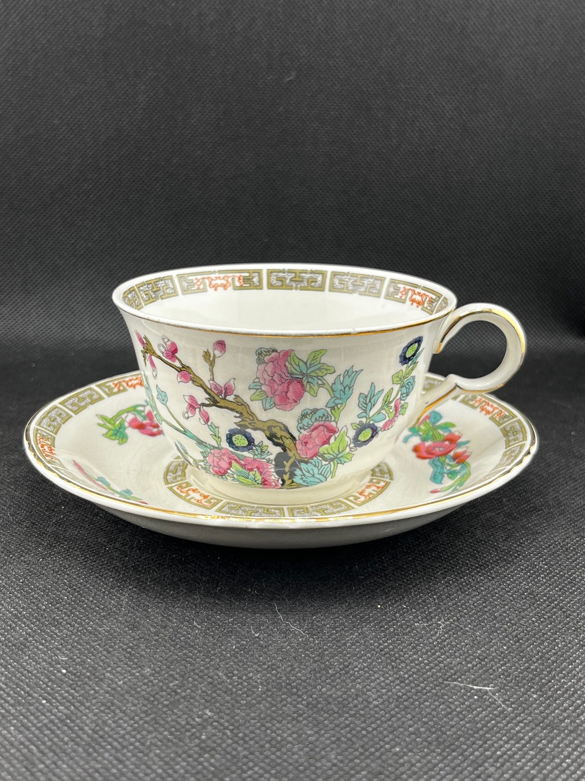 Vintage Maddock English “indian Tree” Porcelain Tea Cup and Saucer - Etsy
