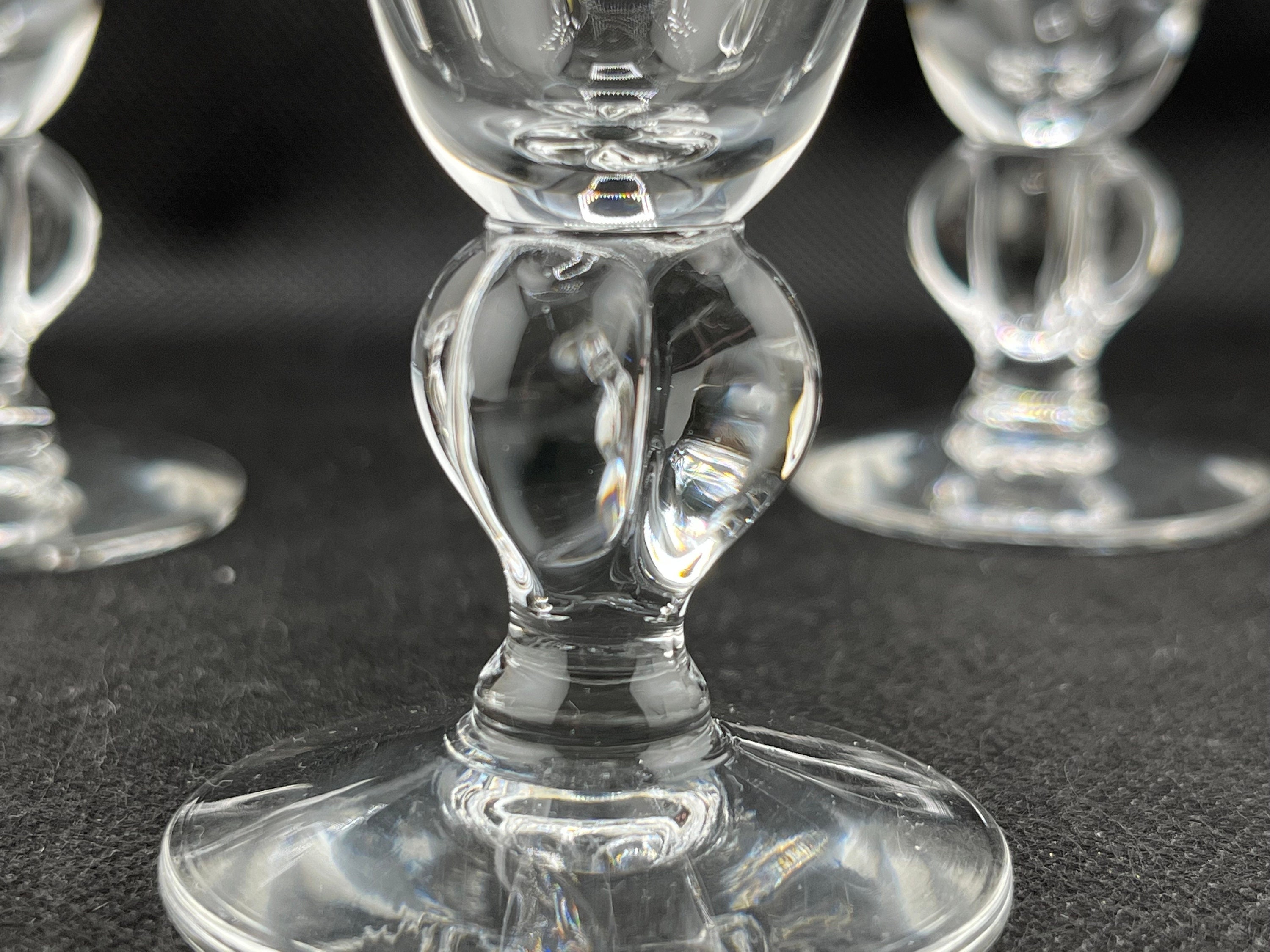 Vintage Seneca Ingrid Shot Glasses - Cordial Set of 4 - Etsy
