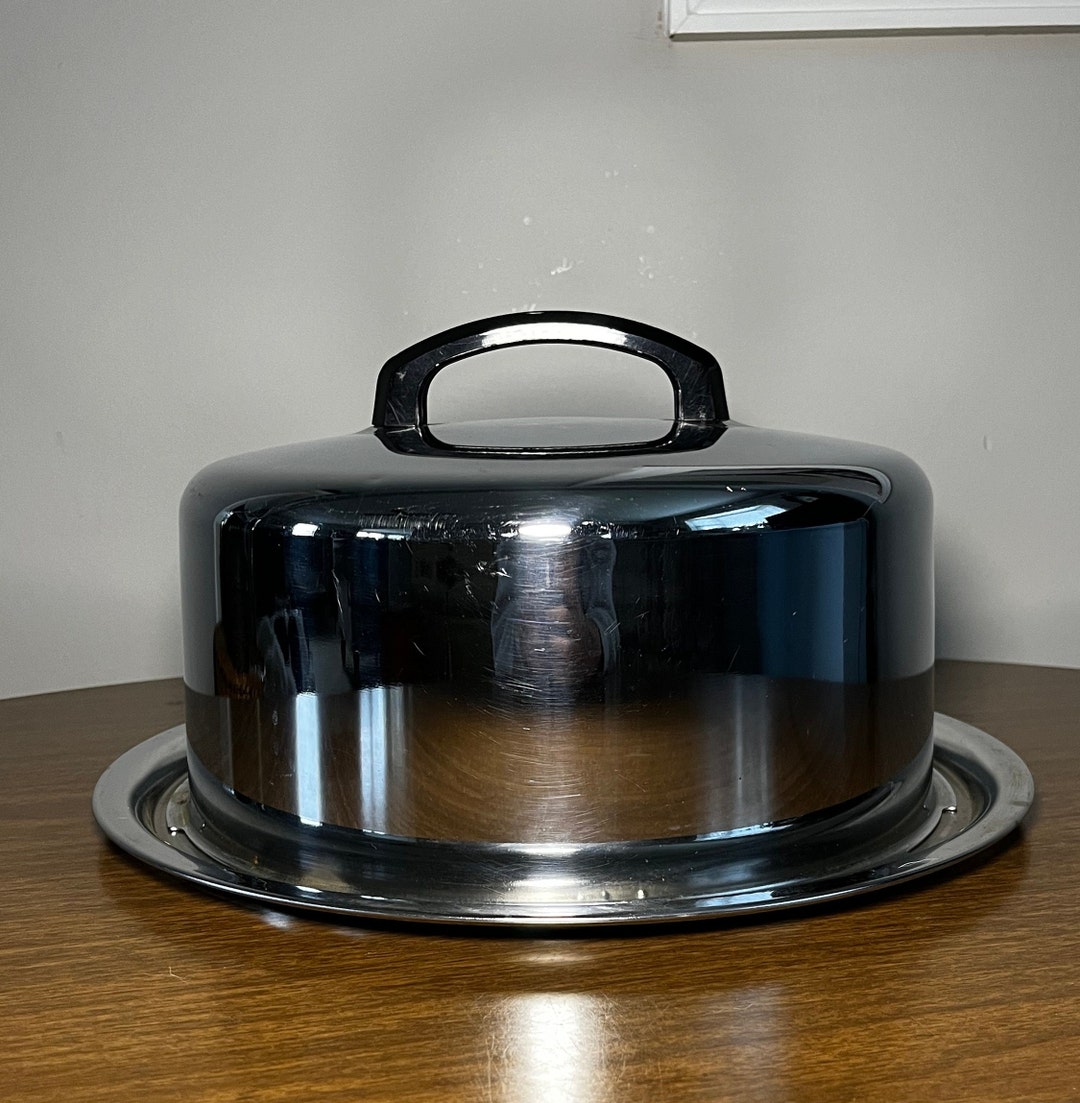 Vintage Chrome Cake Carrier by Everedy USA With Bakelite Handle. - Etsy