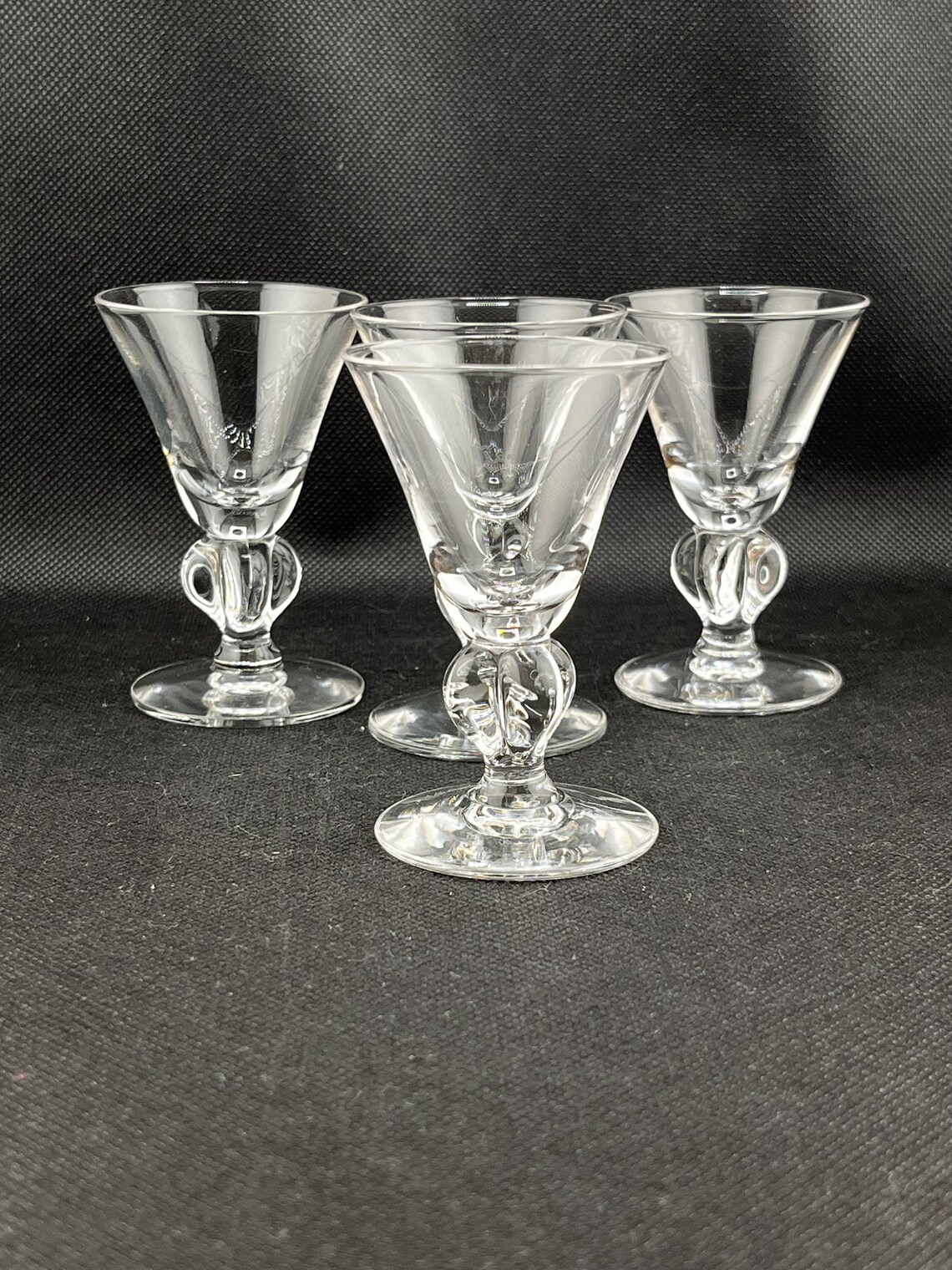 Vintage Seneca Ingrid Shot Glasses - Cordial Set of 4 - Etsy