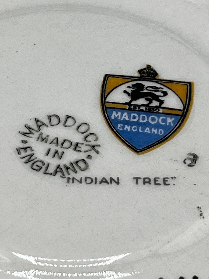 Vintage Maddock English “indian Tree” Porcelain Tea Cup and Saucer - Etsy